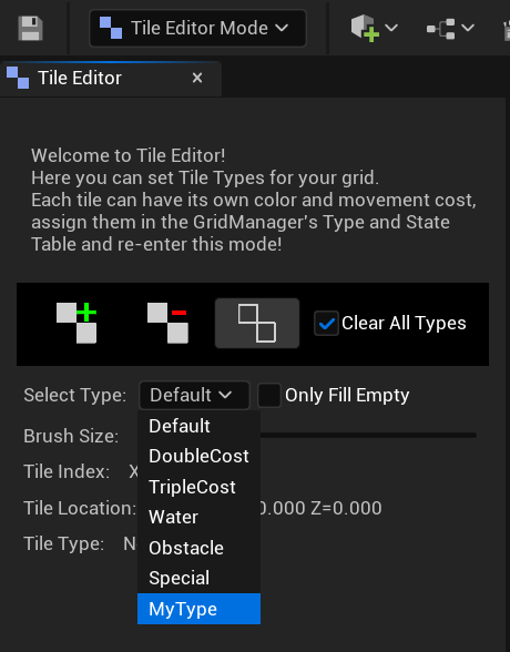 Tile Types - MegaGrid Documentation